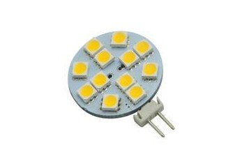 China AC8 - 18V 1.5W 12pcs SMD5050 G4 LED PL Lamp 120Degree supplier