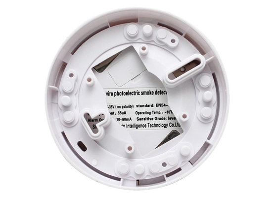 Commercial Photoelectric Smoke Detector 2 or 4 Wire Conventional System Type