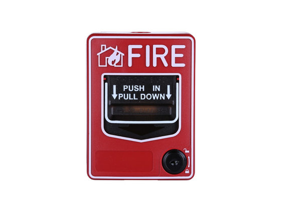 DC9~28V Fire Manual Call Point , Fire Alarm System Connection Wide Power Range