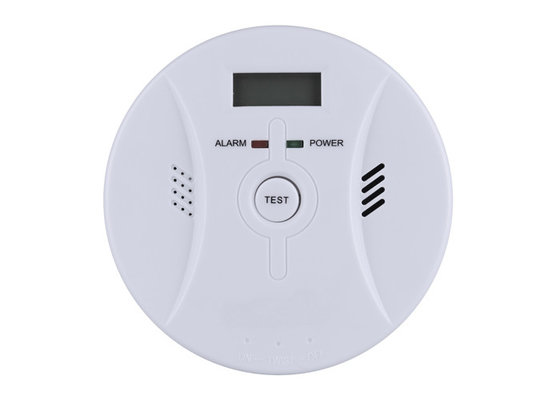 White color smoke and carbon monoxide alarm 2in1 and dual sensor