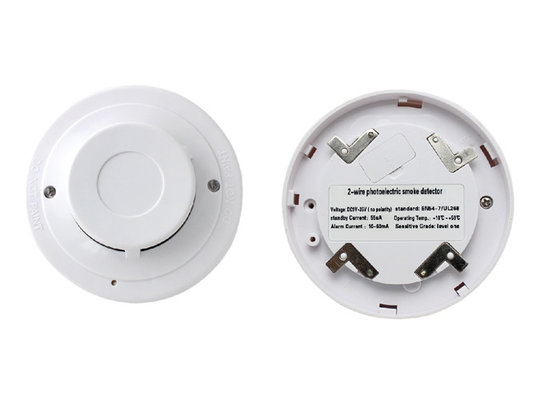 Photoelectric Type Smoke Alarm System 2/4 Wire Network Heat Detector