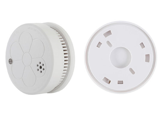 Smart Fire Alarm Wall Installation 45uA Standby Current 10 Years Battery Life