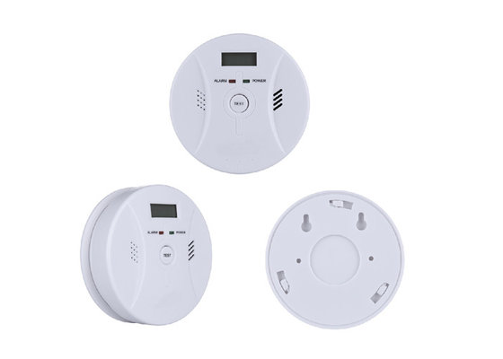 2 In 1 CO Smoke Carbon Monoxide Detector Gas Warning Sensor Alert Alarm 9V 6F22 Battery