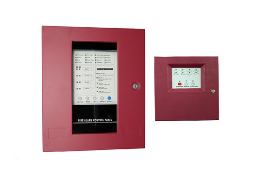 Conventional Fire Alarm Control Panel 220V Power Supply Support Backup Battery