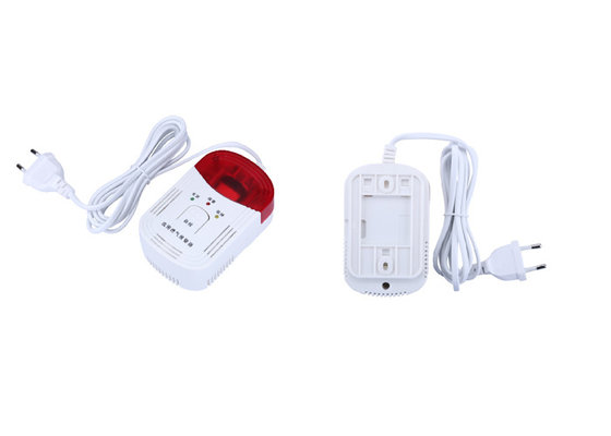 Shut off valve working with combustible gas leak alarm, gas leak detector for home use
