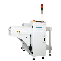 SMT assembly line automatic PCB magazine unloader PCB conveyor  loading time approx 6 seconds Step pitches select 1-4