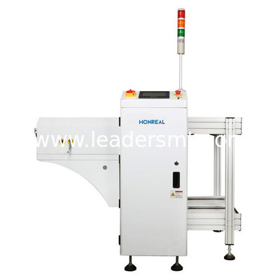 Smt line PLC control automatic NG OK PCB magazine unloader machine PCB thickness Min0.6mm Air pressure	4-6 bar