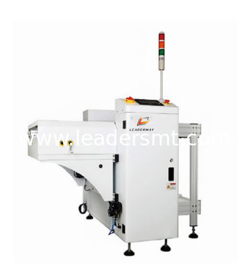 Smt line PLC control automatic NG OK PCB magazine unloader machine PCB thickness Min0.6mm Air pressure	4-6 bar