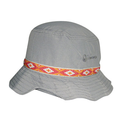 Constructed Heavy Cotton Bucket Hat Embroidery Logo With Reinforced Sweatband