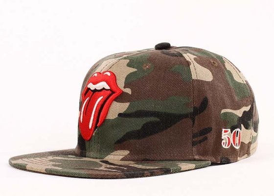 Strapback Flat Brim Camouflage Baseball Hats Army Baseball Cap For Mens