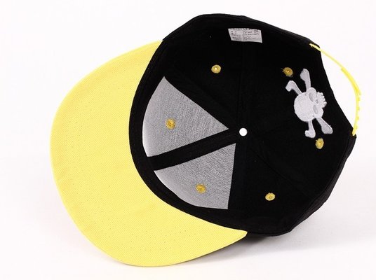 Stylish Outdoor Sport Snapback Baseball Caps with Yellow Peak