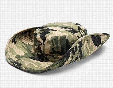 Air Permeability Matel Eye Camouflage Fisherman Hat With Adjustable String