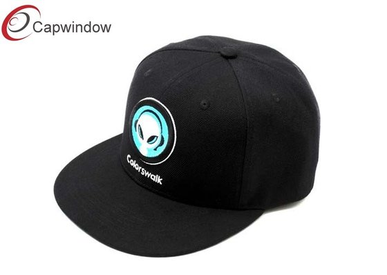 Large Classic Flat Embroided Hip Hop Baseball Caps With Matched Peak