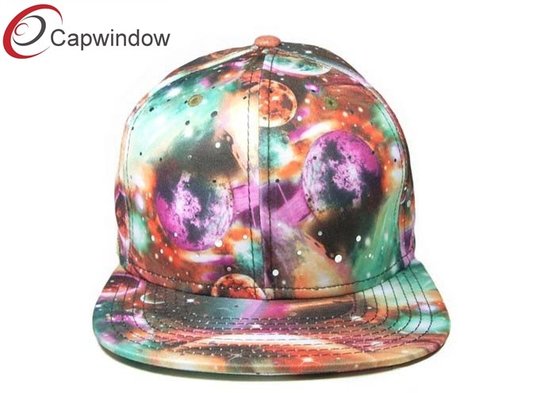 6 Panel Adjustable Strap Fitted Baseball Hats Velcro Snapback Hats For Girls
