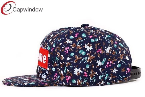 Floral Flat Fitted Baseball Hats Cute Baseball Caps For Women