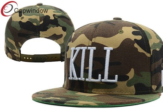 Floral / Camouflage Cotton Custom Strapback Hats Ladies Baseball Caps
