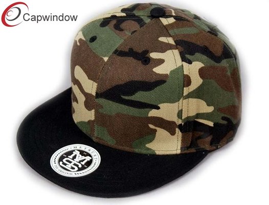 Mens Heavy Brushed Cotton Military baseball hats With Velcro Closure