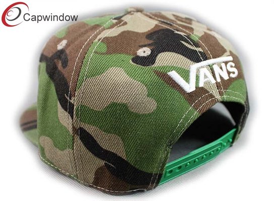 3D Embroidered Cotton Camouflage Baseball Hats Flat Brim Baseball Cap
