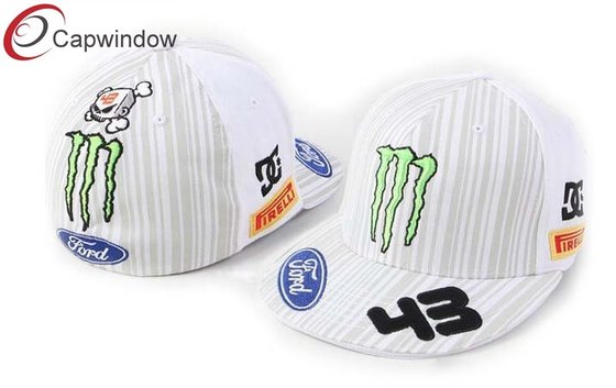 Winter Youth Racing Baseball Caps Custom Embroidered Fitted Hats