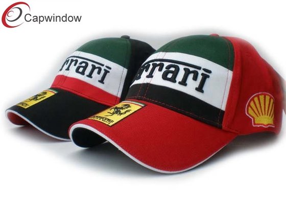 6 Panel F1 Horse Racing Baseball Caps Cool Baseball Caps For Men