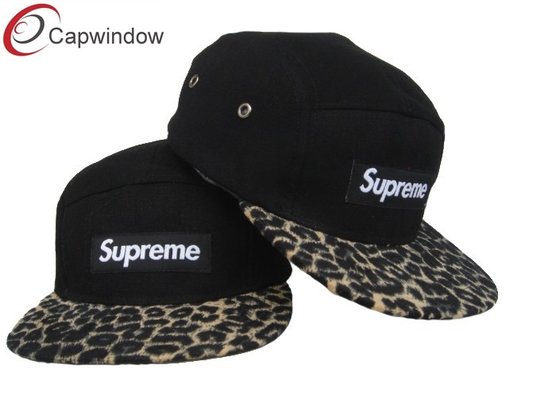 Grey Velcro Worsted Wool Baseball Caps Custom Embroidered Baseball Hats
