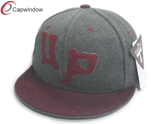 Dark Grey Velcro Custom Baseball Team Hats Embroidered Baseball Hats