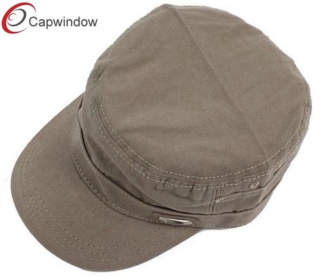 100% Cotton Canva Plain Baseball Caps Military Style Caps For Men