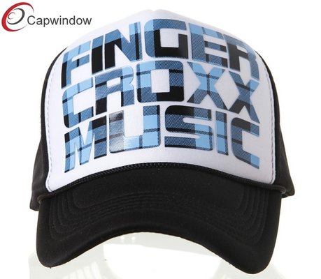 Girls Red Ripstop Trucker Mesh Cap 5 Panel Baseball Caps 100% Polyester