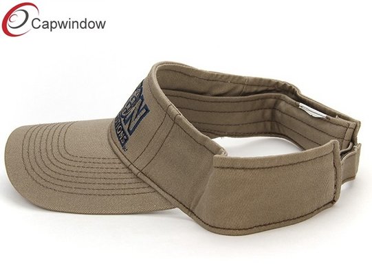 Weston Flat Embroidery Tennis Sun Visor With Cotton Twill Fabric