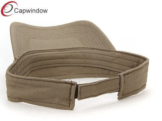 Weston Flat Embroidery Tennis Sun Visor With Cotton Twill Fabric