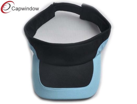Breathable Tennis Sun Hat Air Permeability Mesh Fabric With Velcro Closure