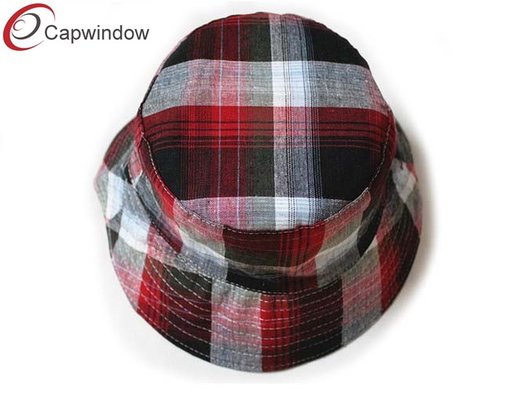 Custom Comfortable Bucket Hats Tartan Hats For Women