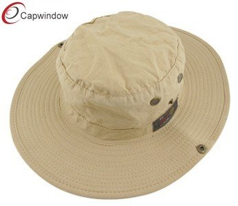 Adult Antique Fisherman Hat Beach Bucket Hat With Antique Brass Snap Button