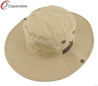 Adult Antique Fisherman Hat Beach Bucket Hat With Antique Brass Snap Button