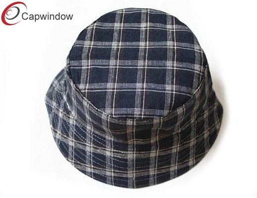Classical Fisherman Cap Bucket Hat Allover Ripstop Pattern Printing
