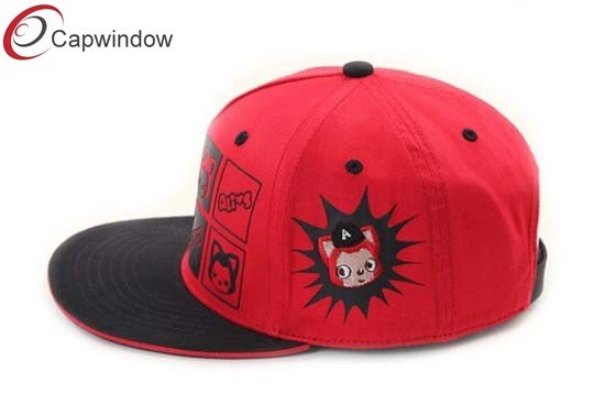 Black Sandwich Beak Velcro Strap Back Hats 6 Panel Baseball Caps For Women