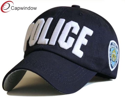 Fashion Pink Police Cotton Baseball Caps Embroidered Baseball Hats For Womens