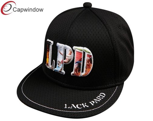 Adjustable Strap Mesh Snapback Baseball Caps Six Panel Baseball Hats