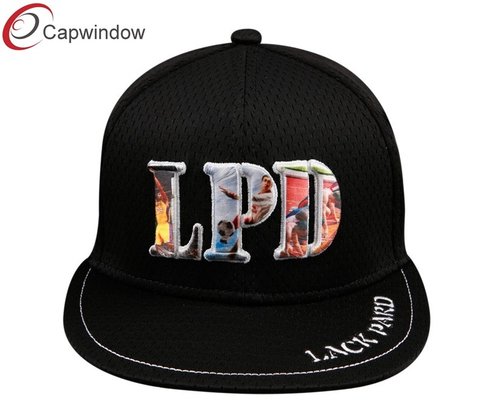 Adjustable Strap Mesh Snapback Baseball Caps Six Panel Baseball Hats