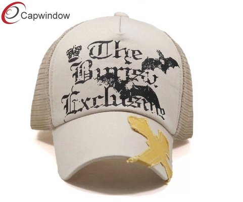 Cotton Twill Fabric Trucker Mesh Hats Custom Vintage Baseball Caps