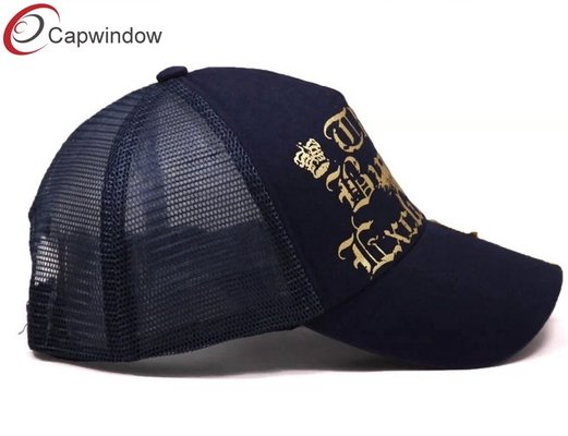 X Patch Embroidered Trucker Mesh Hats Custom Fitted Baseball Hats Black