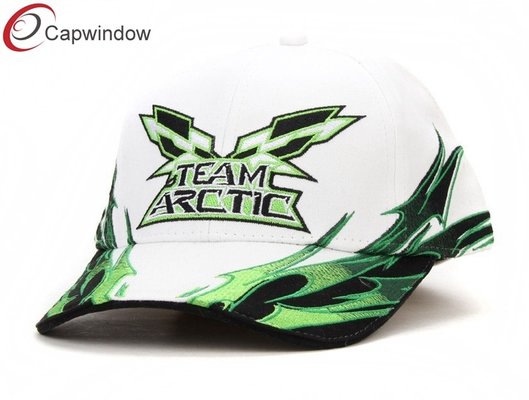 Youth Cotton Racing Baseball Caps 46 3D Embroidery With White Sandwich Peak