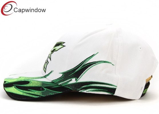 Youth Cotton Racing Baseball Caps 46 3D Embroidery With White Sandwich Peak