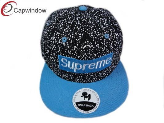 Black / Red Snapback Baseball Caps For Hip Hop , Baseball Caps Hats