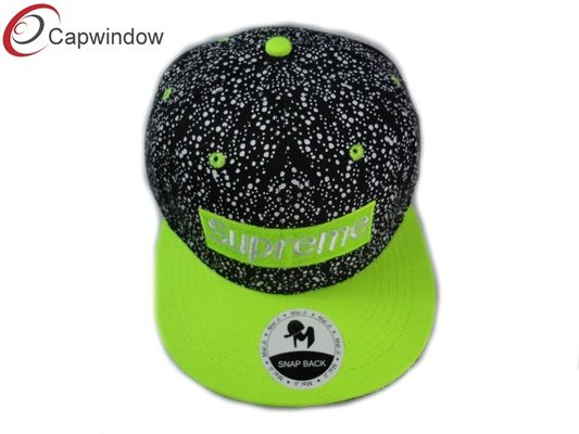 Leopard Print Snapback Baseball Caps Leather with Metal Top Button