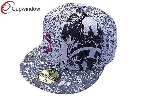 Fashionable Leisure Snapback Baseball Caps with Adjustable plastic snap