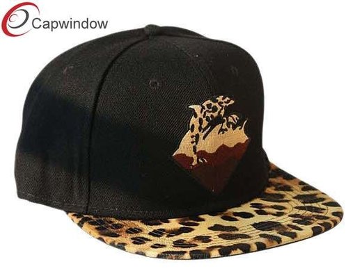 Leopard Boys Snapback Baseball Caps , Kids Cotton Baseball Caps
