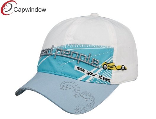 Screen Printing Cotton Baseball Caps with Stone Washed Fabric for Ladies