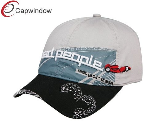 Screen Printing Cotton Baseball Caps with Stone Washed Fabric for Ladies