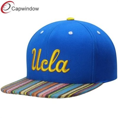 Blue Native Stripe Snapback Baseball Caps with UCLA Bruins Light